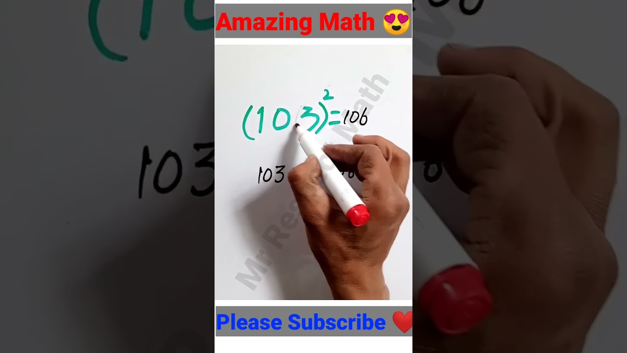 Interesting Math Tricks | Math Hack #maths #mathtricks