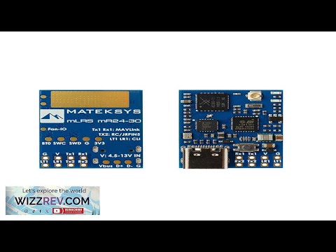 Mateksys MR24-30 mLRS (MAVLink long range system) firmware MAVLink 30dBm RF power Review