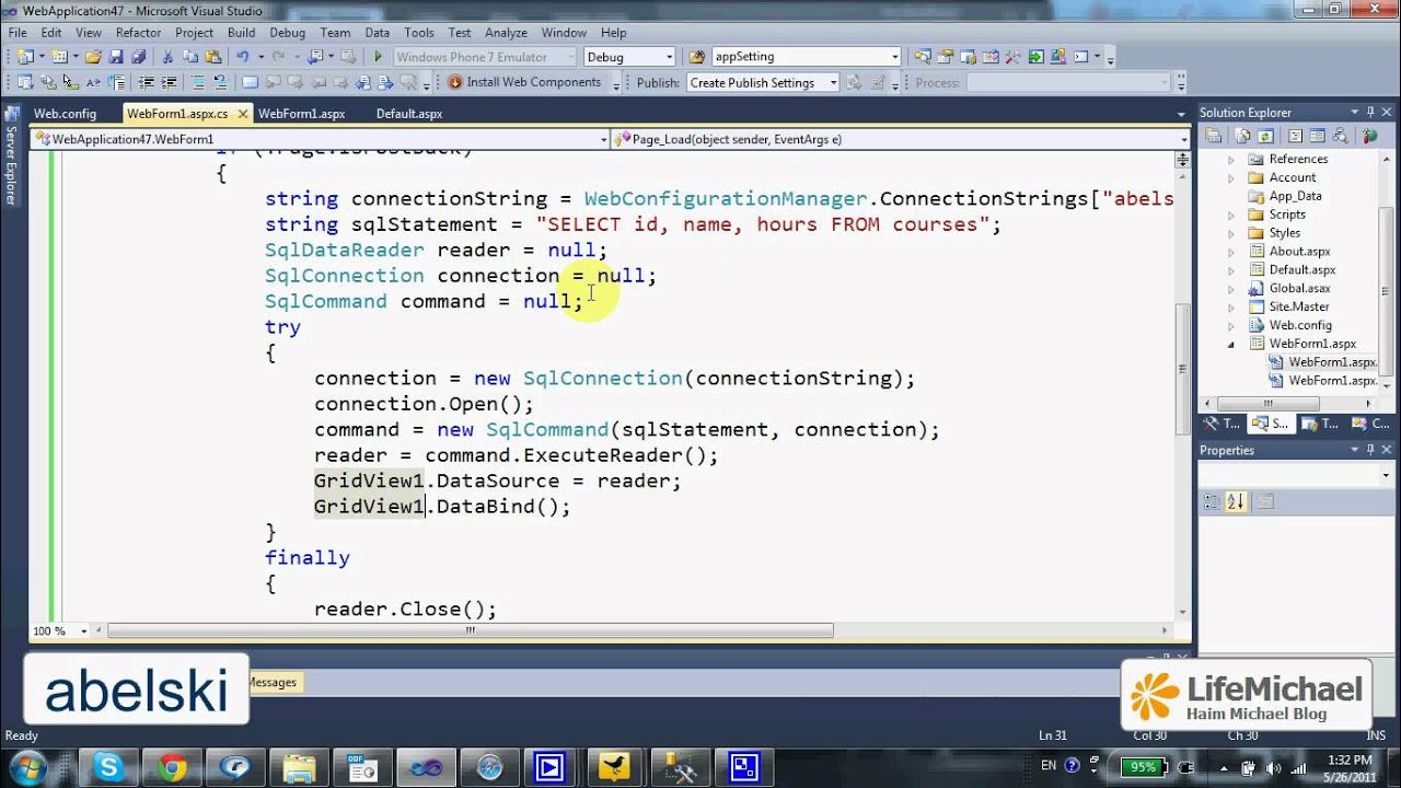ASP.NET Rich Data Controls Data Binding