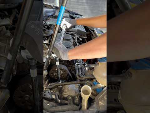VW TDI Timing Belt Job DIY in 3 minutes #diy #automotive #quickchange #vw #diesel