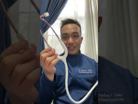The MDF MD One Rose Gold Stethoscope