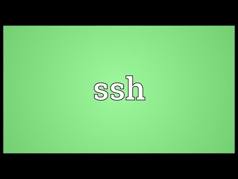 Ssh Meaning