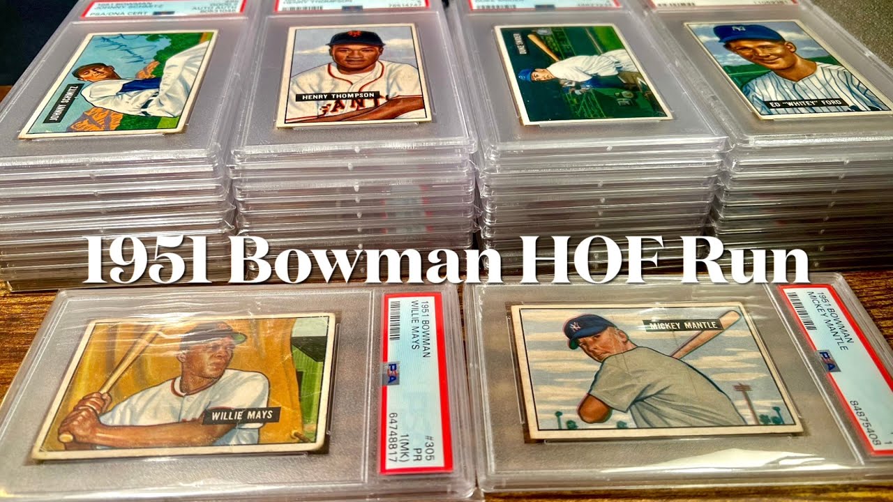 1951 Bowman Baseball Complete HOF Run!