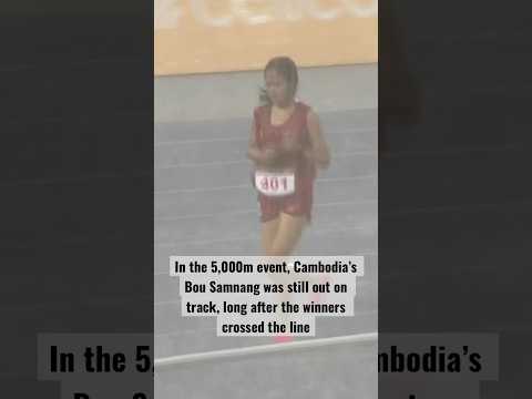 An incredible example of perseverance ❤️🇰🇭 #seagames #cambodia