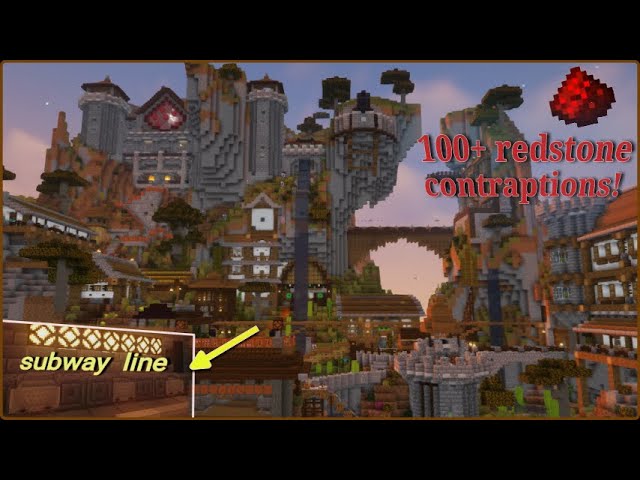 Redstone Mountain Village Minecraft Map