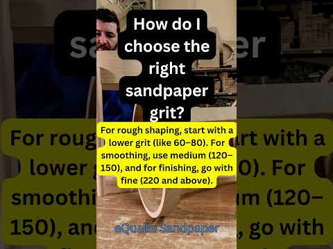 How do I choose the right sandpaper grit?
