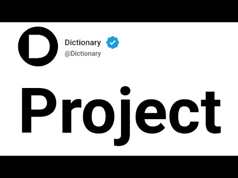 Project Meaning In English