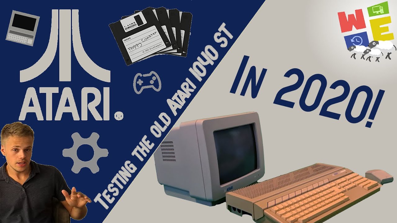 TESTING THE OLD ATARI 1040 ST (1985)