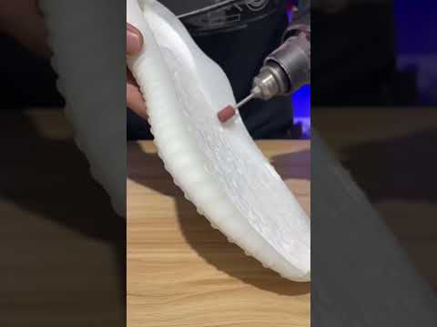 Replacing the soles on Yeezy 350 zebra V2 💉#shorts #ytshorts