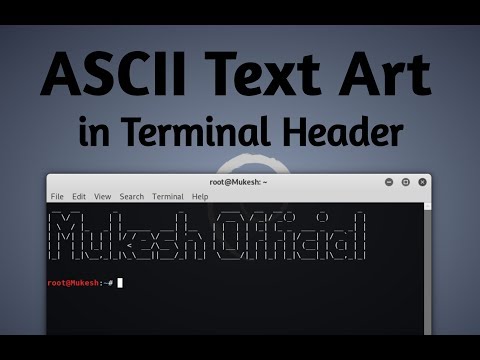 How to set ASCII Text Art in Linux Terminal Header | Figlet