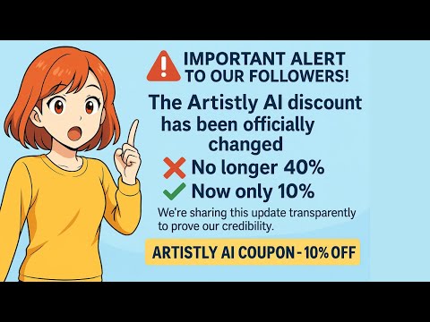 Artistly AI Coupon Code | 20% OFF Verified Promo (100% Working)