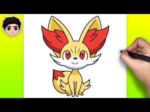 How to Draw FENNEKIN from Pokemon | Easy Step-by-Step
