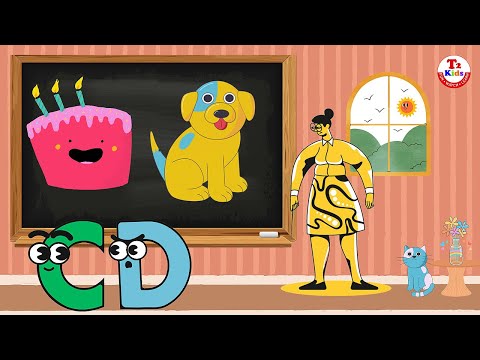 Words that start with C and D | nursery rhymes | pre-school learning video | toddler learning fun
