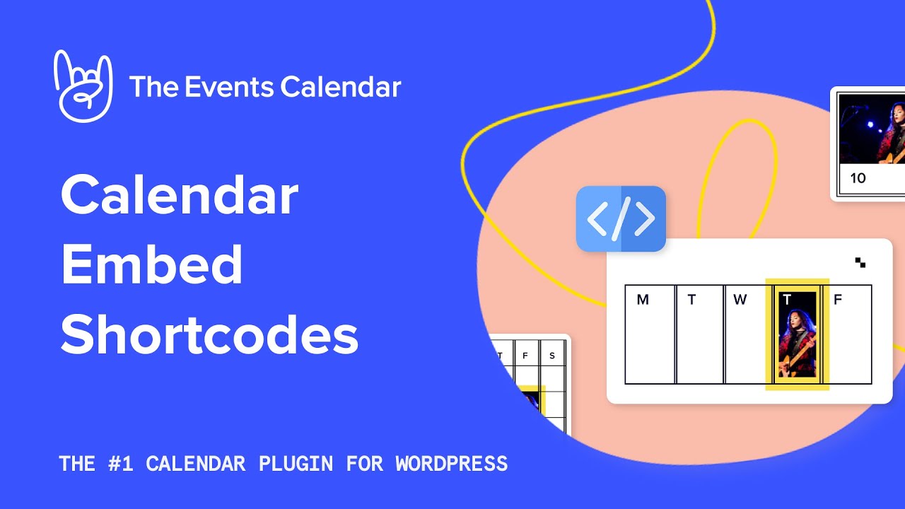 Calendar Embed Shortcodes