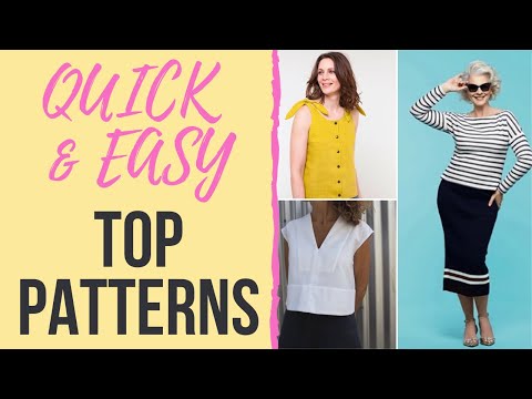 Quick & Easy Top Patterns | GBSB Breton | Seamwork Greta | Tessuti Leni