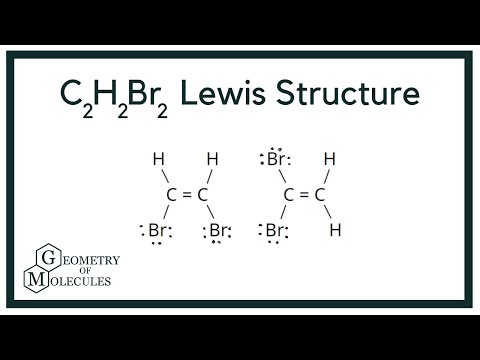 C2H2Br2 Lewis Structure | How to Draw the Lewis Structure for C2H2Br2