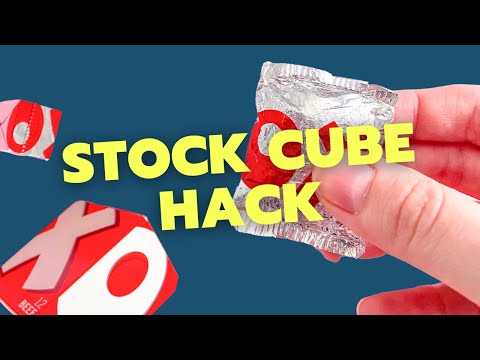 The CORRECT Way To Use A Stock Cube 🤯 #shorts #hometips #lifehacks #cookinghacks