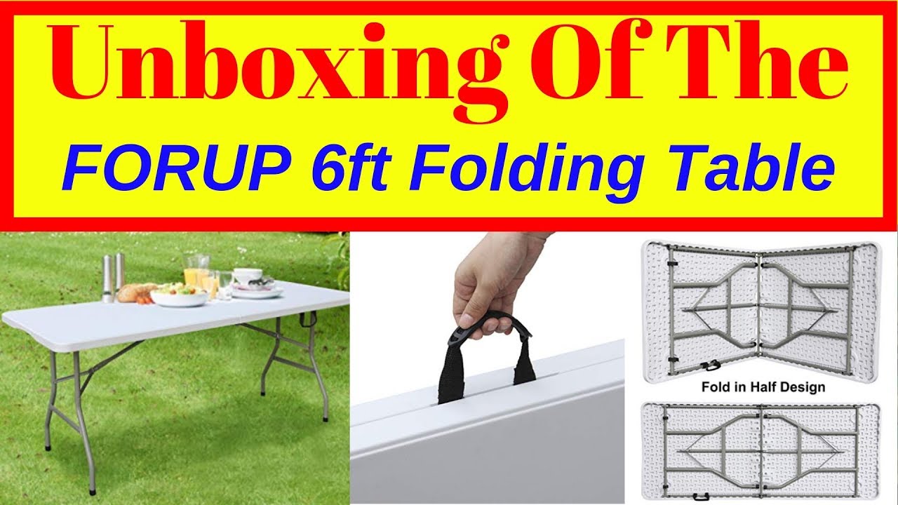 FORUP 6ft Folding Table Review