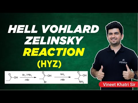 Hell-Volhard Zelinsky Reaction Video Lecture - JEE