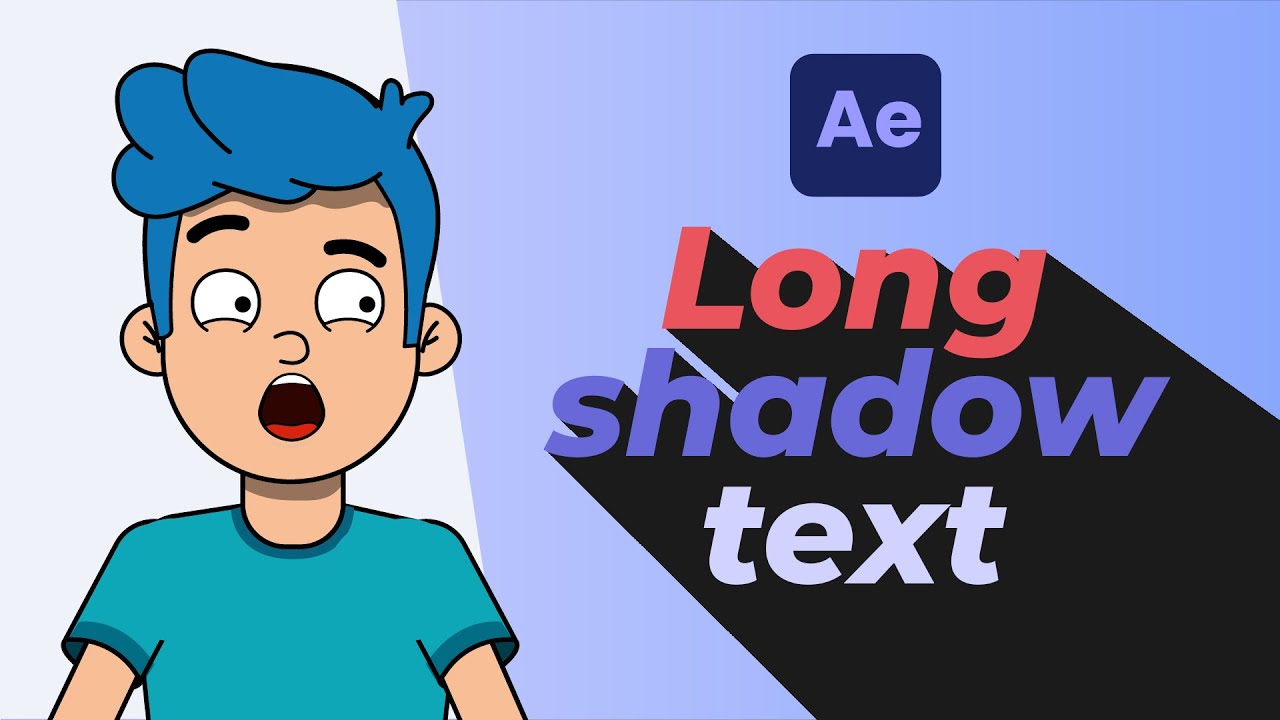 Text Animation with Long Shadow: After Effects Tutorial [2024]