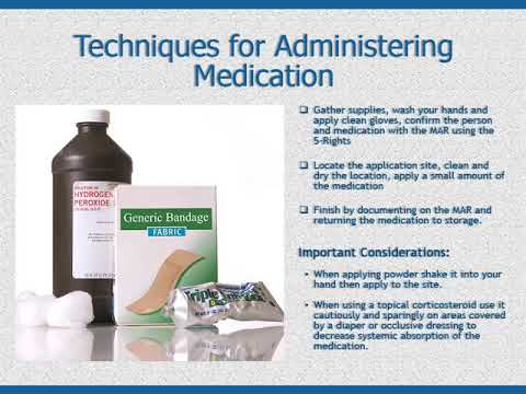 Topical Route of Administration