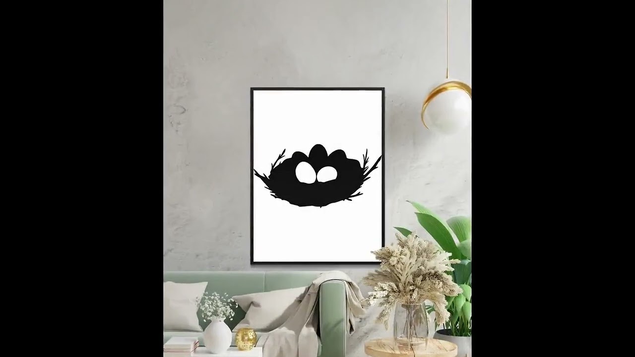 Download Nest with Eggs SVG, Nature Silhouette, Bird Nest Clipart, Spring Vector, Digital Cut File