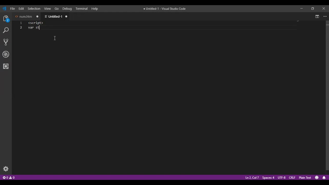 JavaScript-Make a program to add two numbers
