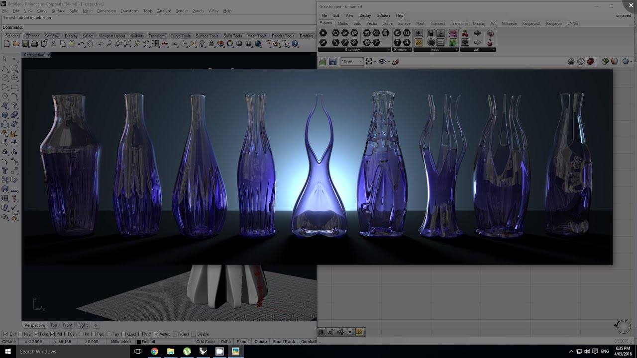 Grasshopper - Parametric Vase v2