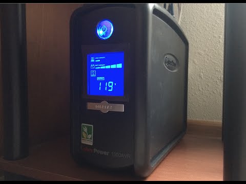 Unboxing: CyberPower CP1000AVRLCD UPS