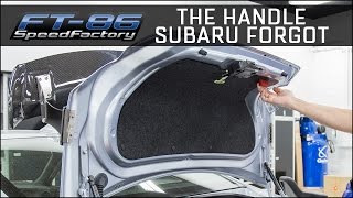 PERRIN Trunk Pull Handle - 2007-2024 Subaru WRX / 2008-2021 STI / 2013 ...