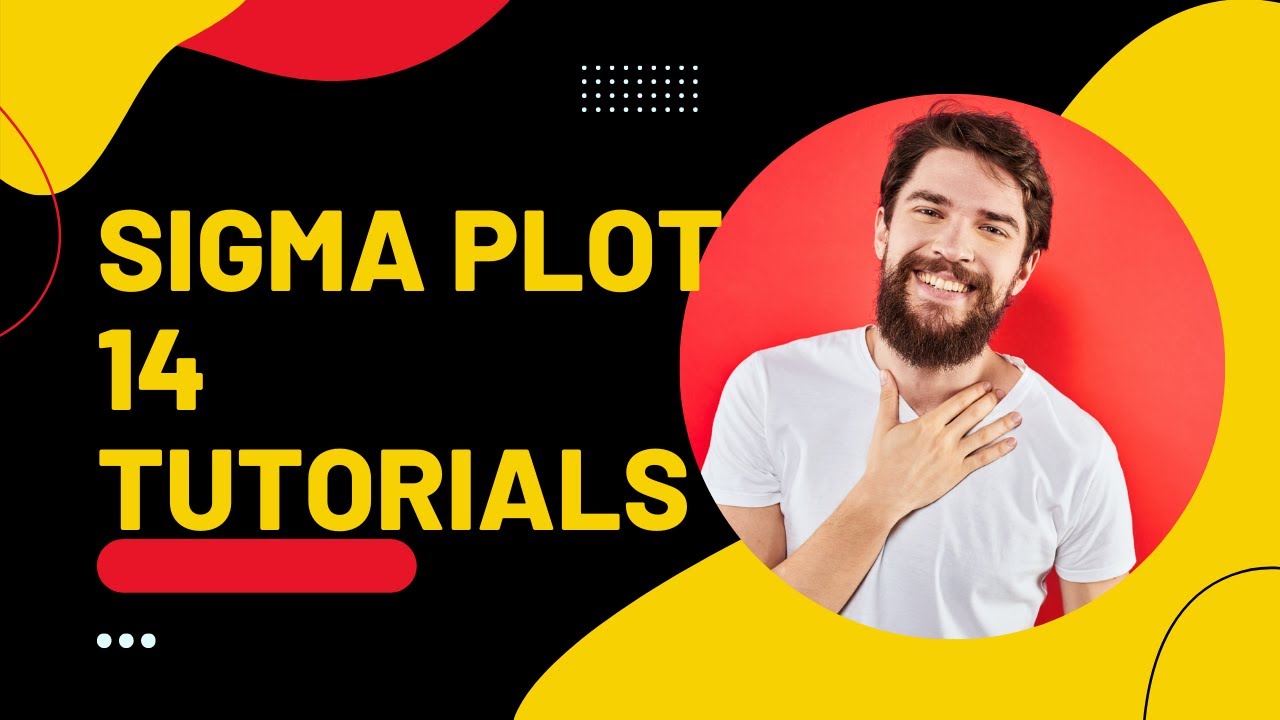 All steps of Simple Line scatter graph via sigma plot 14