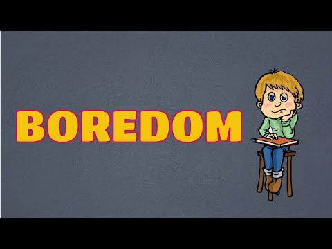 What Does BOREDOM Means || Meanings And Definitions With Example in ENGLISH