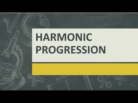 Harmonic Progression