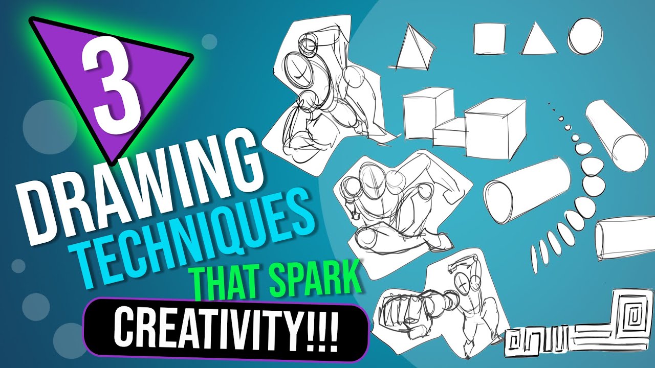 3 Drawing Techniques to Quickly Spark Creativity