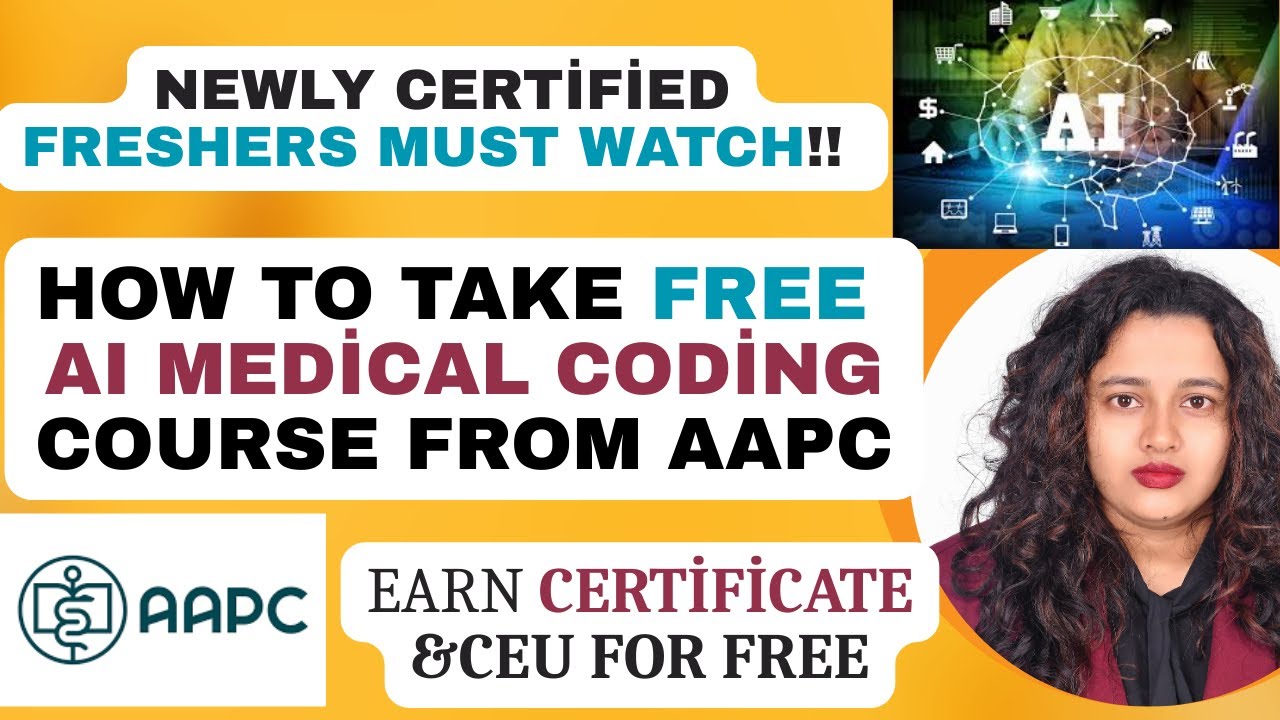 FREE AAPC AI Medical Coding Course | Step-by-Step Demo | course Completion Certificate Included .