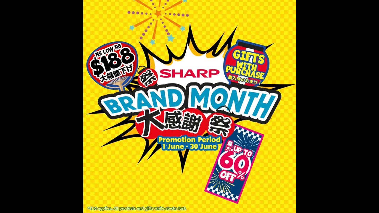 SHARP BRAND MONTH 6s
