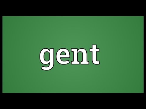 Gent Meaning