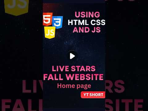 How to make live Star's Homepage Using HTML,CSS&JS 7/100challenge