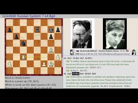 GARY KASPAROV || Game 77 (My Great Predecessors: Part II) - Botvinnik vs Fischer, 1962