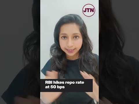 RBI hikes repo rate at 50 bps #shorts
