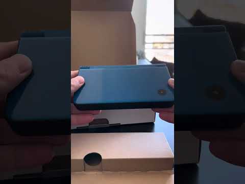 Nintendo DSiXL Midnight Blue Unboxing 2023
