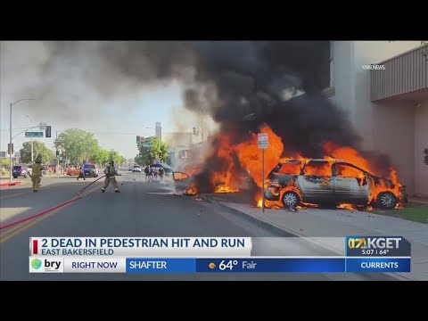 2 dead in pedestrian hit and run in East Bakersfield