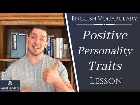 English Vocabulary: Positive Personality Traits