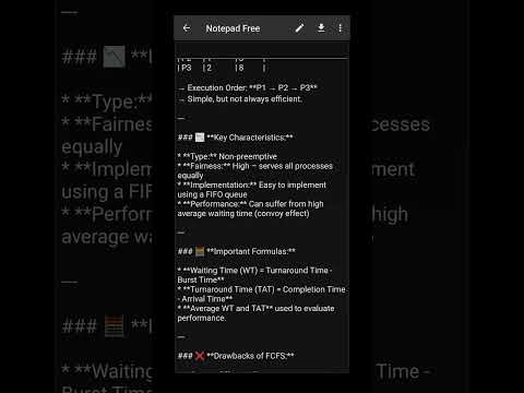 FCFS Scheduling in OS 🧾 | First Come First Serve Explained with Example | Deep Dive Tutorial