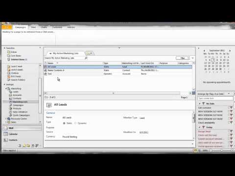 An Overview of Microsoft Dynamics CRM 2011