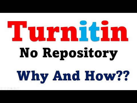 Pentingnya Memilih 'No Repository' di Turnitin