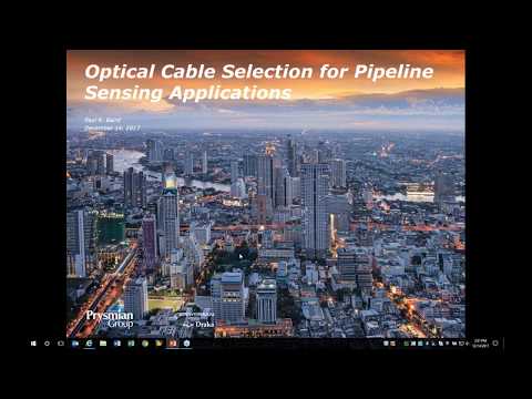 FOSA webinar Optical Cable Selection for Pipeline Sensing Applications Prysmian Group