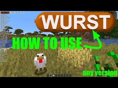 How To Use Wurst Hacked Client - Minecraft Java Edition ¦ Wurst Client 1.21 Tutorial