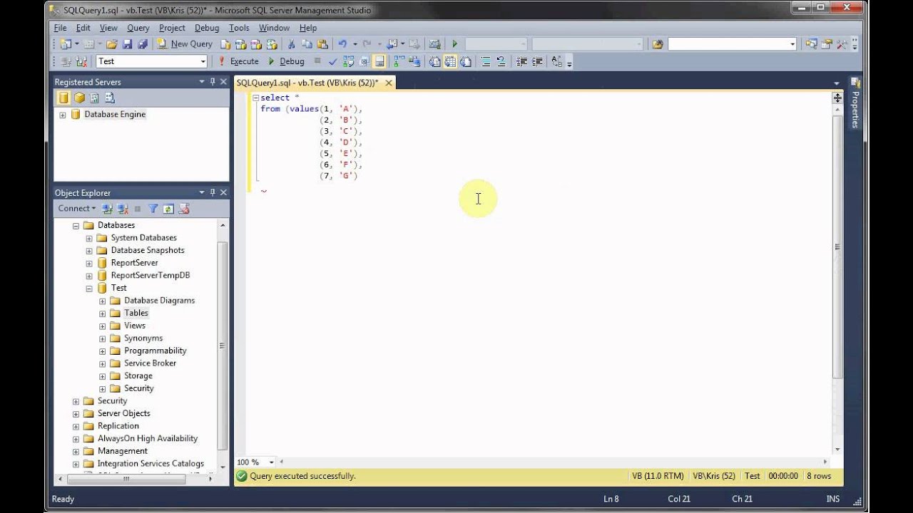 SQL Server - How to select from list of values