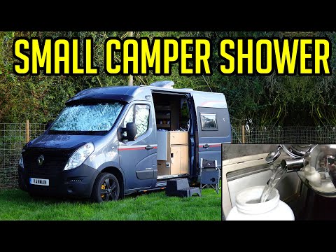 Pondering Small Camper van Shower Ideas: Modifying the Shower Setup...